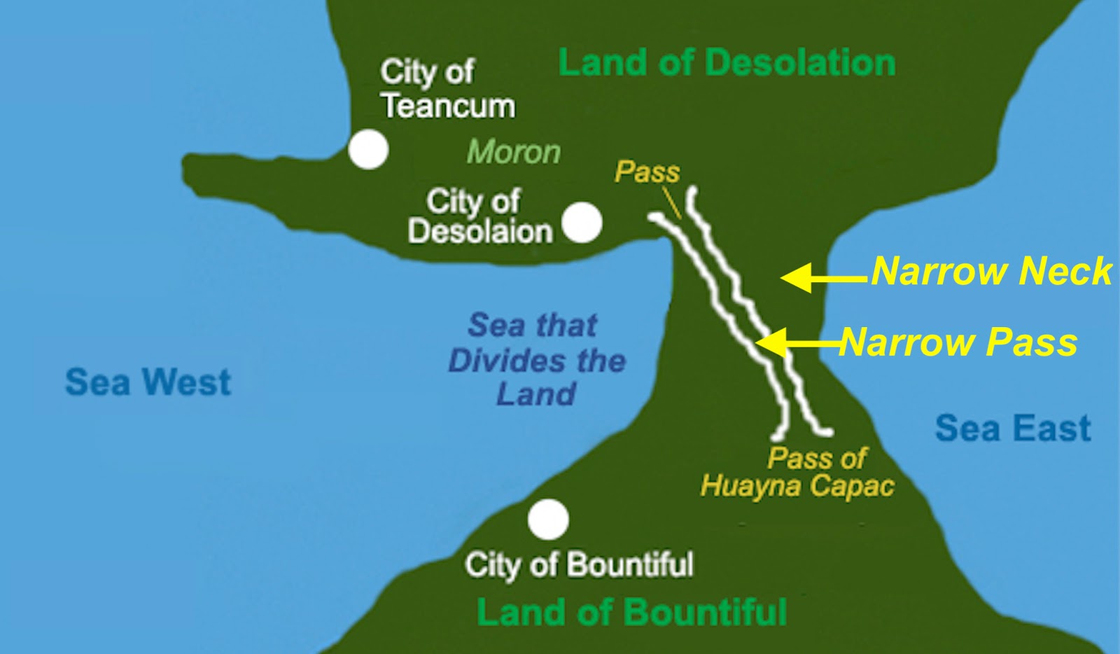 NephiCode: The Location and Nature of the Narrow Pass