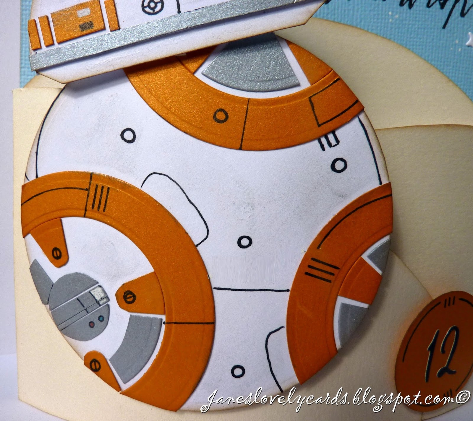 Jane's Lovely Cards : BB8 Birthday Card