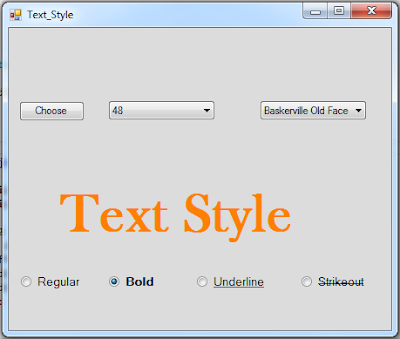 C# Text Style - C#, JAVA,PHP, Programming ,Source Code