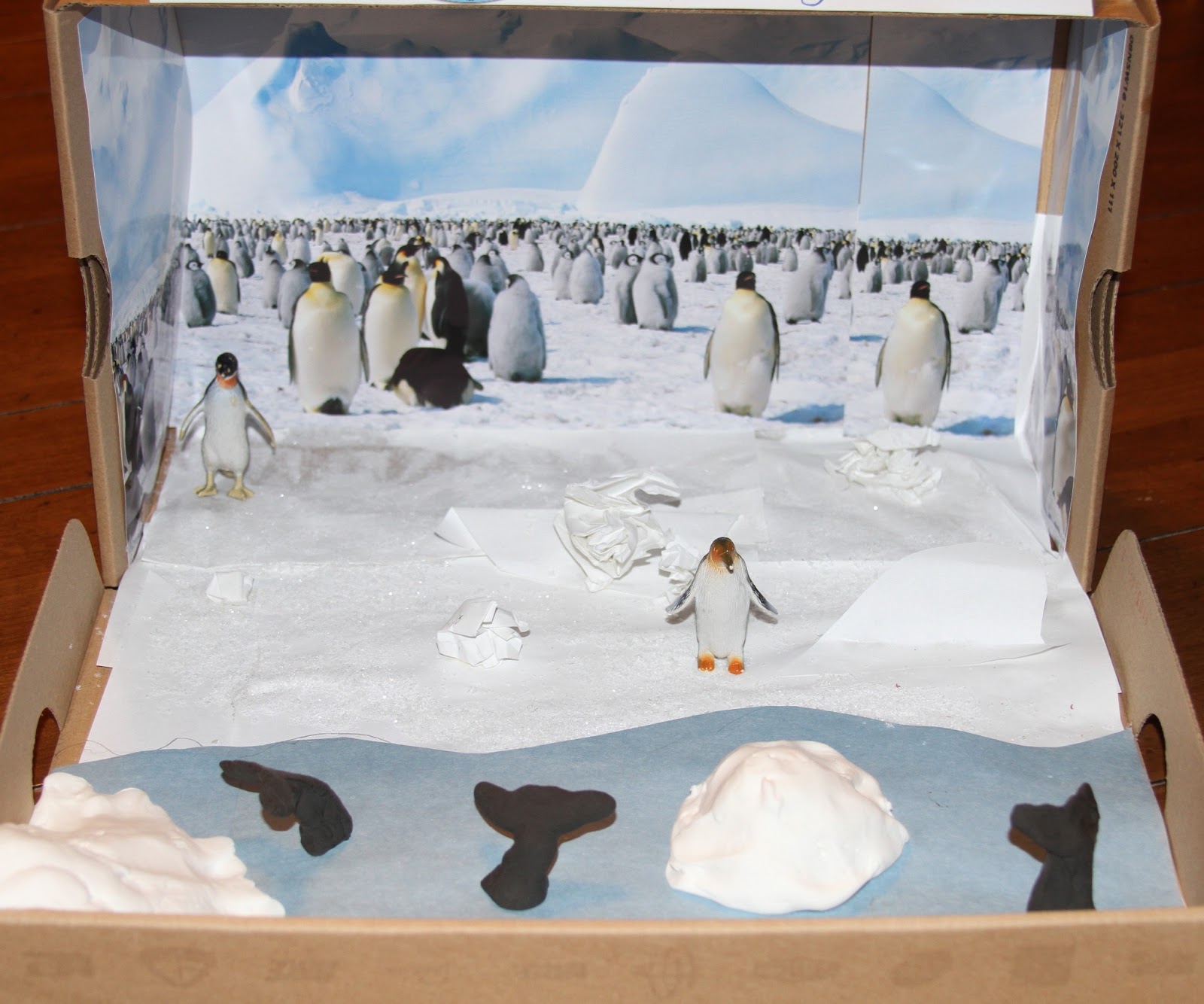 Emperor Penguin Habitat Diorama