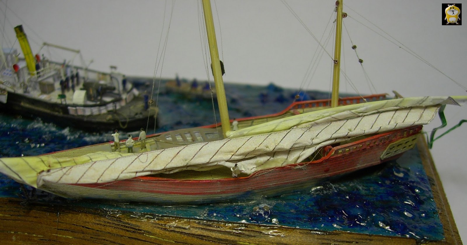 The Mad Hamster's Modelling: Bileciki do kontroli! - HMS "Kite", 1/400