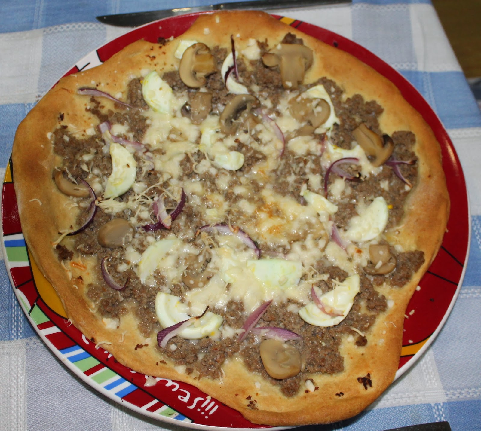 Docinho de côco: Pizza
