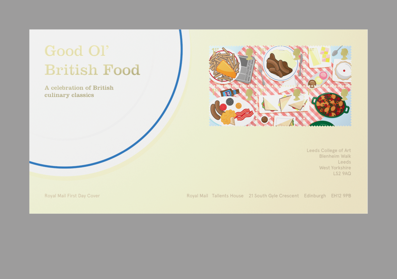 RSA Stamps: First Day Cover | Design Practice