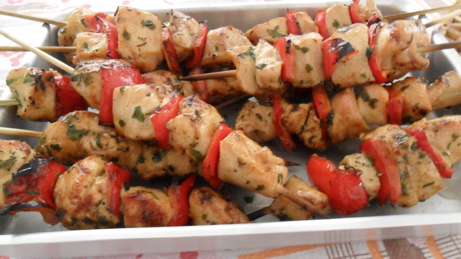 SERGIO COELHO RECEITAS: ESPETINHO DE FRANGO GRELHADO