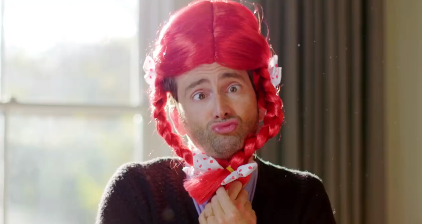 VIDEO & PHOTOS: David Tennant Supports Comic Relief's Make Your Face ...