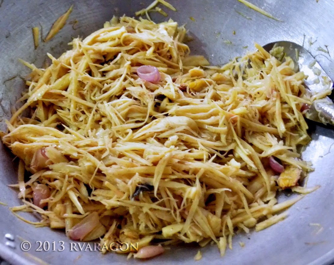 ginisa a rabong, sautéed bamboo shoot ~ PINAKBET REPUBLIC