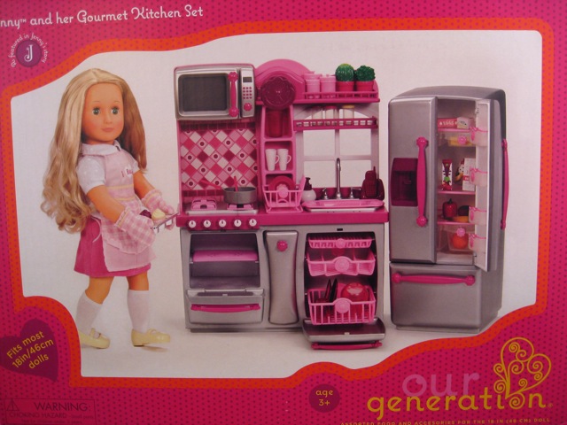 Our Generation "Jenny and Her Gourmet Kitchen" Set | The Toy Box ...