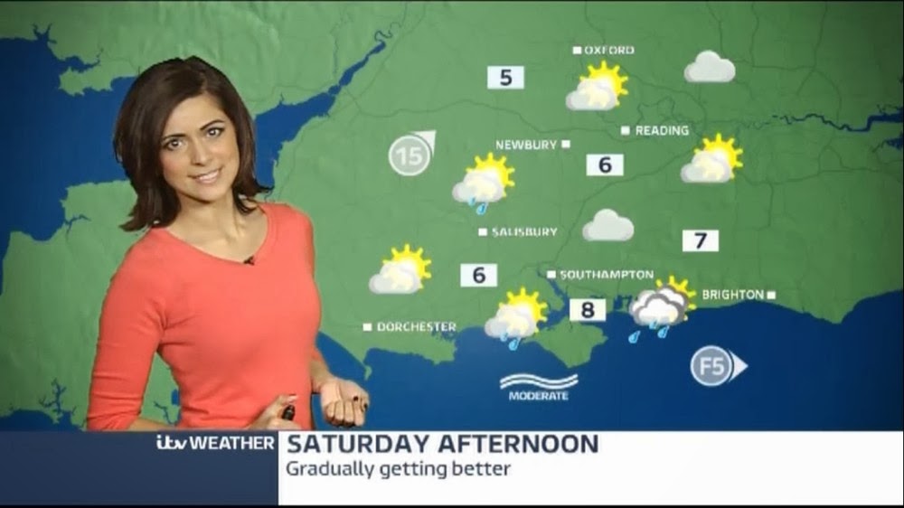 UK Regional News Caps: Lucy Verasamy - ITV Meridian Weather