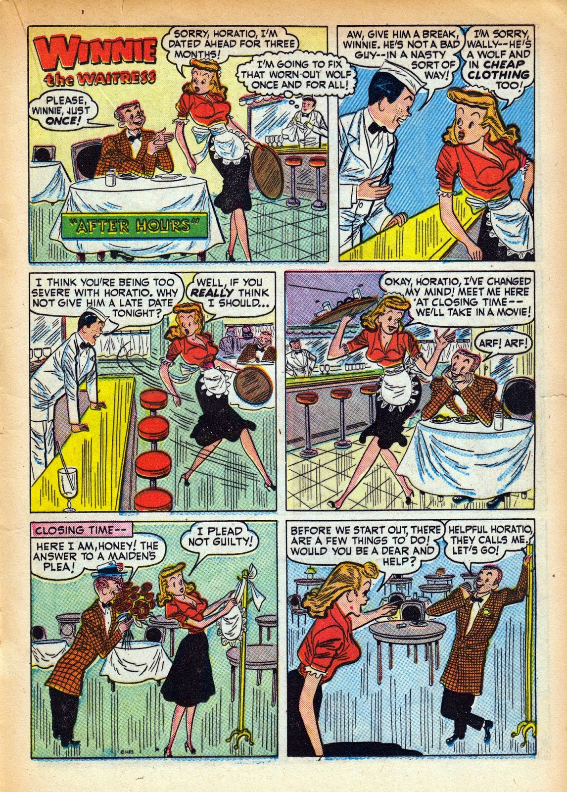 Ominous Octopus Omnibus: Winnie The Waitress - FIRST LOVE #1