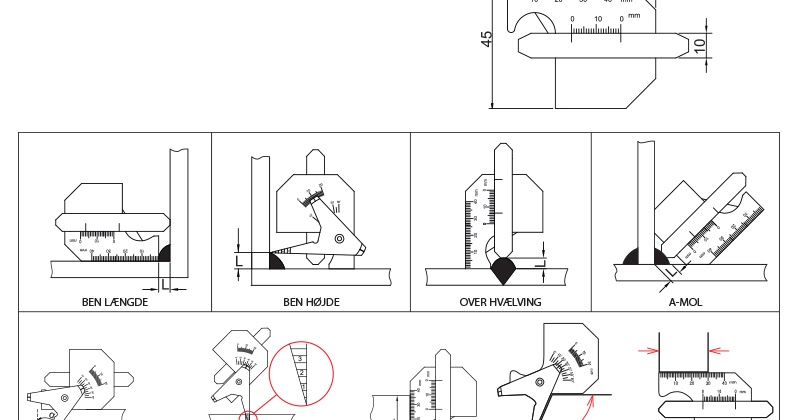 Cara menggunakan Welding Gauge
