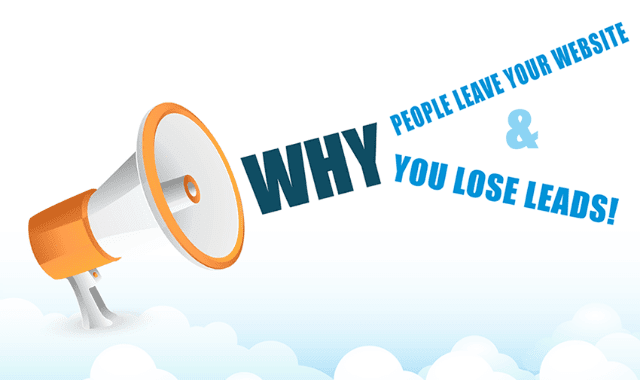 Why People Leave Your Website and Why You Lose Leads #Infographic ...