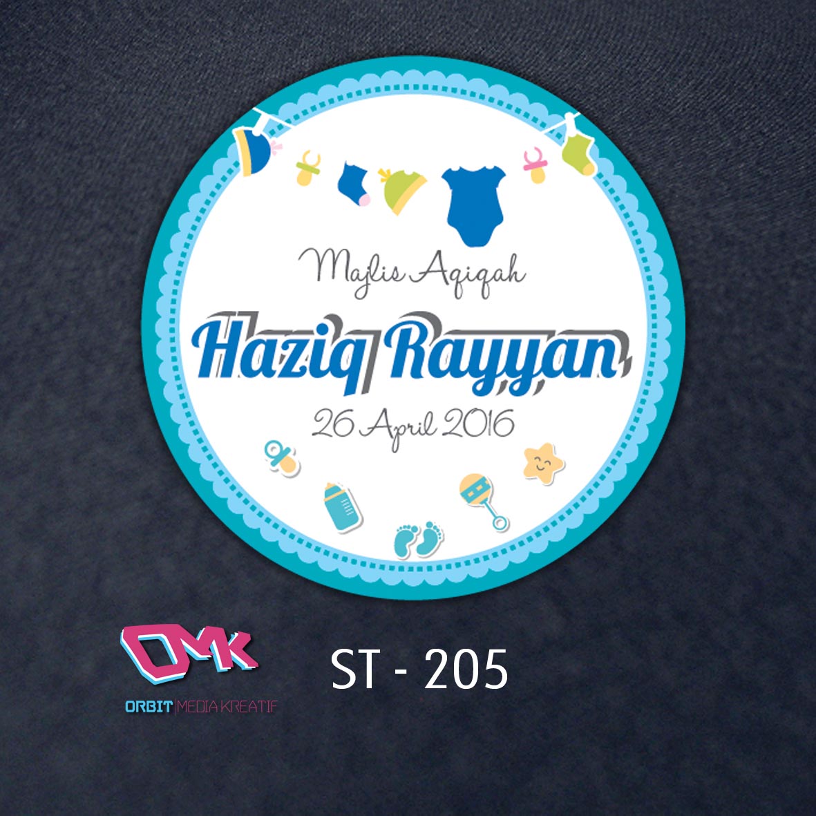 Sticker Cantik: STICKER AQIQAH