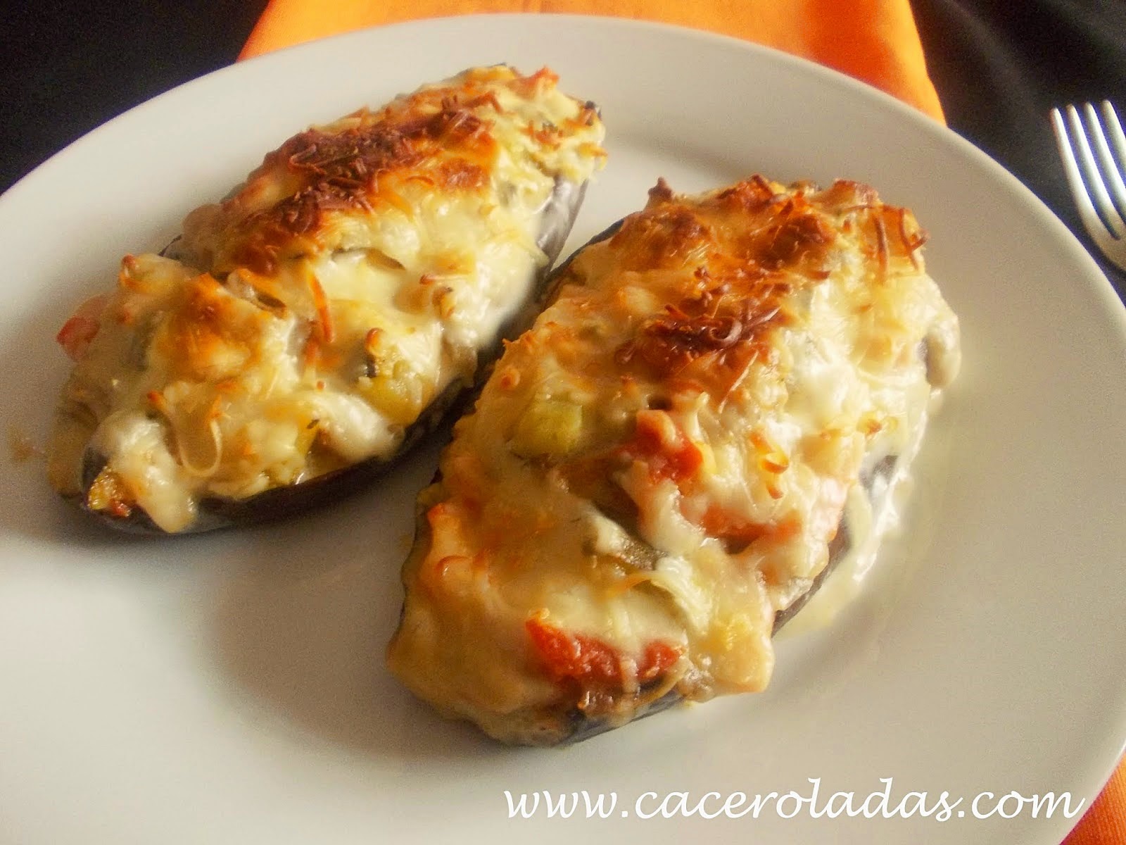 Berenjenas rellenas con verduras de temporada | Caceroladas