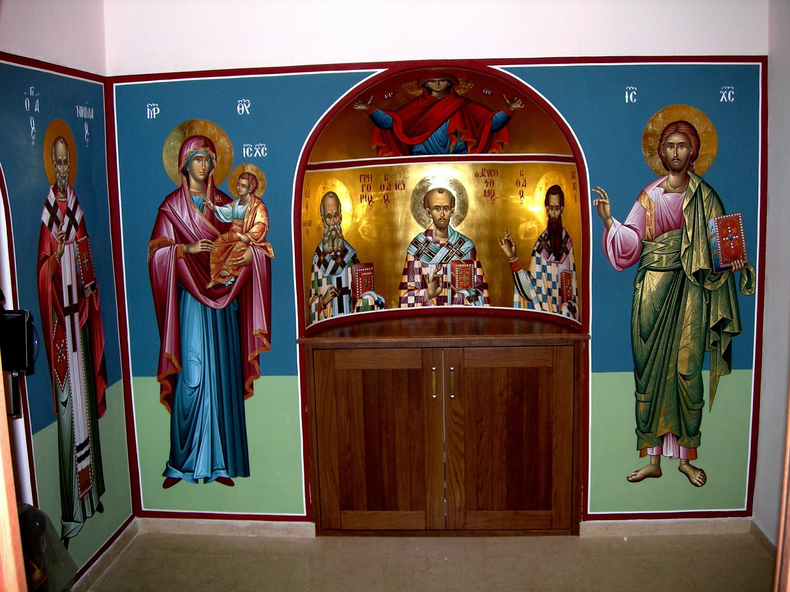 Αγιογραφίες δια χειρός Αμβροσιάδη Κωνσταντίνου: ΙΕΡΟ ΠΑΡΕΚΚΛΗΣΙΟ ΑΓΙΟΥ ...