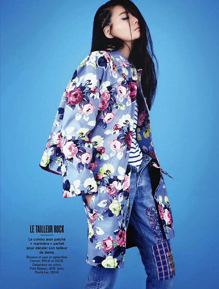 ASIAN MODELS BLOG: EDITORIAL: Li Wei in Glamour France, February 2014