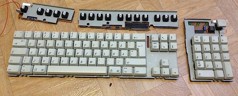 Old Machinery: Rewiring a keyboard matrix