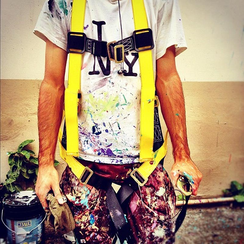 Aryz New Mural In Progress, San Juan, Puerto Rico – StreetArtNews