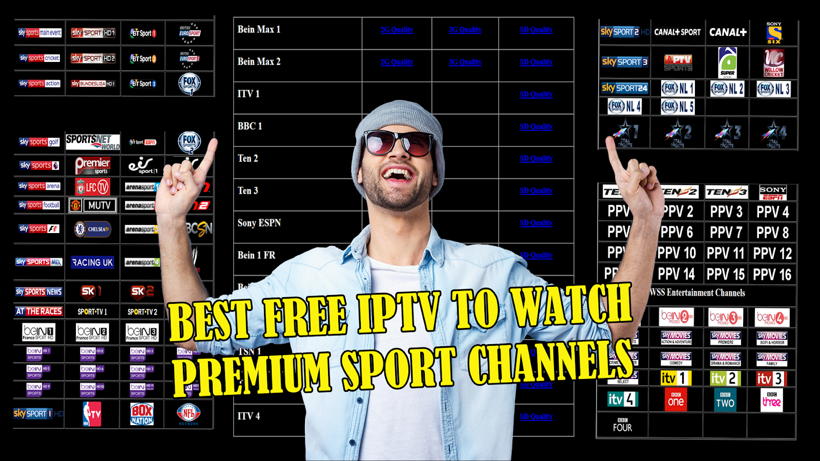 BEST FREE IPTV APP TO WATCH PREMIUM SPORT CHANNELS - IPTV DROID