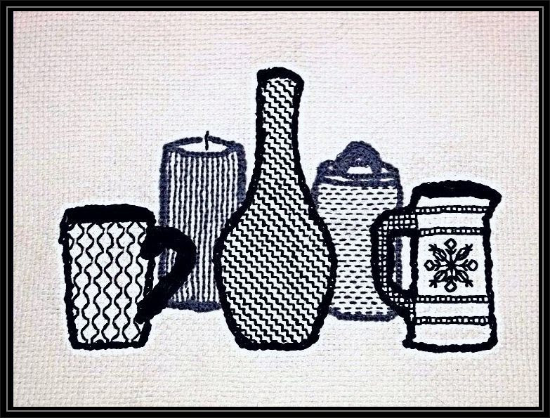 Still Life in Needlework, Part III | Cuttings from Annake's Garden