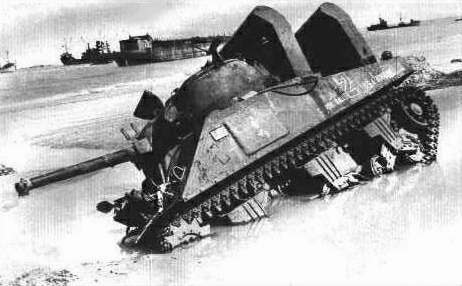 HISTORIA PARA NO DORMIR: 1944 : Sherman DD (Duplex Drive) en Normandia ...