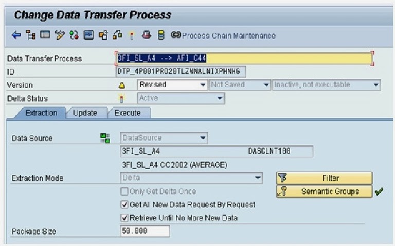 SAP BI 4 U: DTP: Data Transfer Process