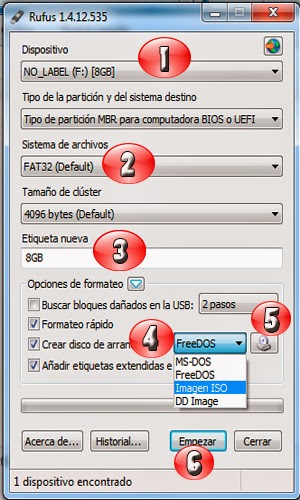 Programas, tutos y mas: Rufus 1.4.12