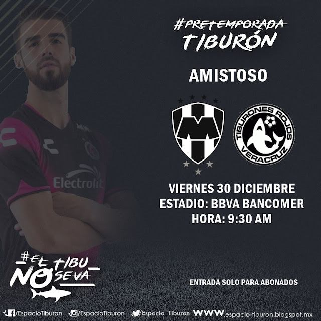 ¿DONDE VER EL AMISTOSO DE TIBURONES ROJOS DE VERACRUZ VS RAYADOS DE ...