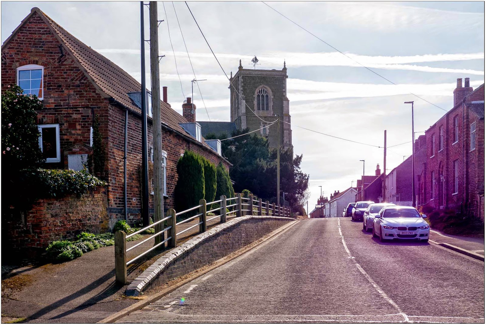 Lincolnshire Cam: The village of Partney, Lincolnshire.