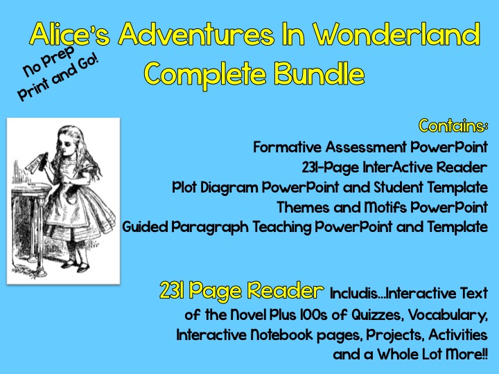Instructional Strategies and Freebies!: Alice's Adventures in ...