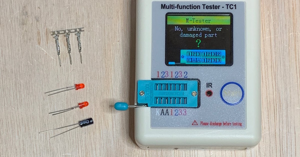 にゃんたのPC部屋: TFTトランジスタテスタ(Multi-function Tester TC1) 導入してみた