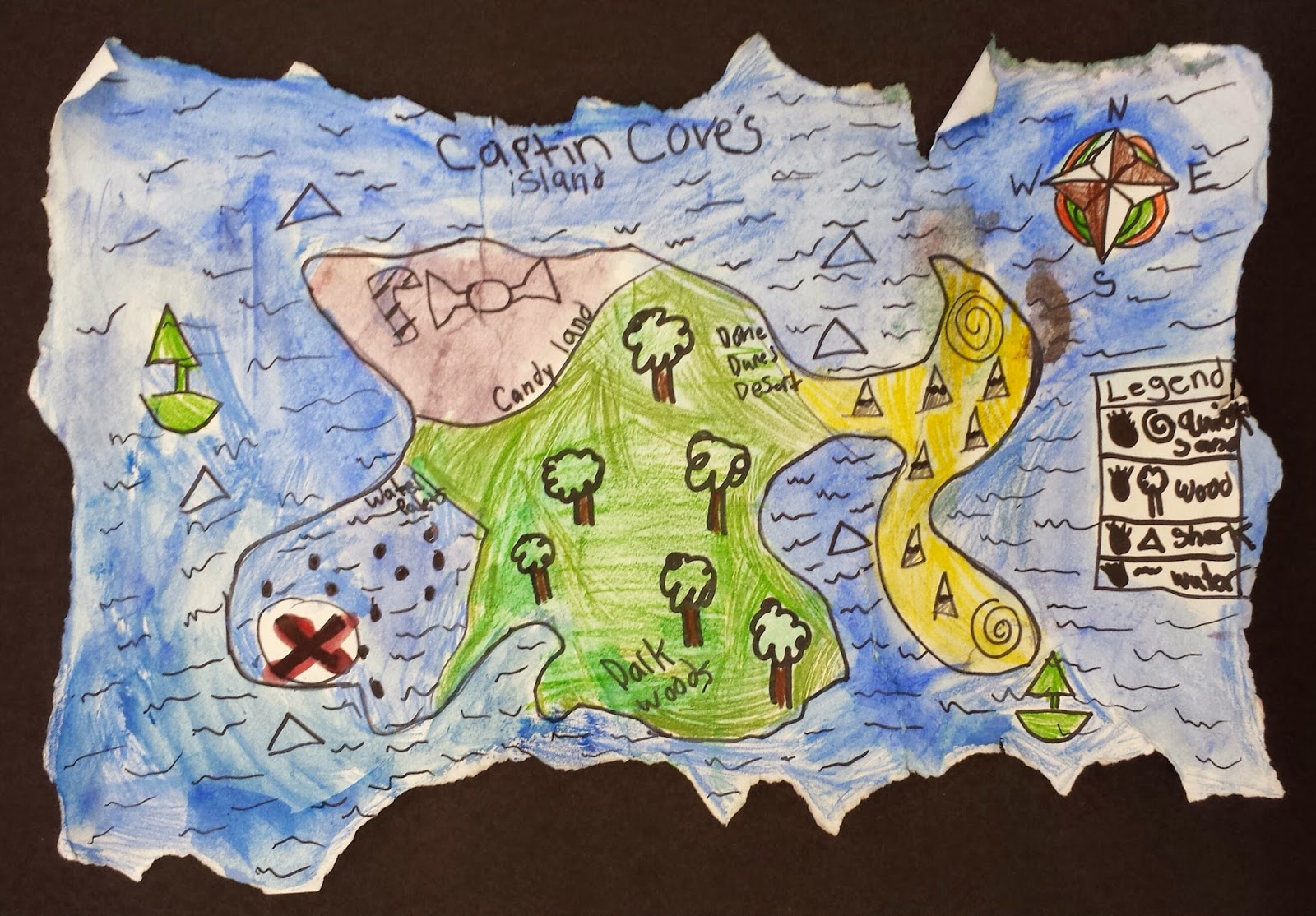 ART WITH SCHMIDT: 3rd Grade - Treasure Maps