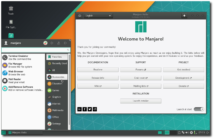Manjaro Linux 18.0
