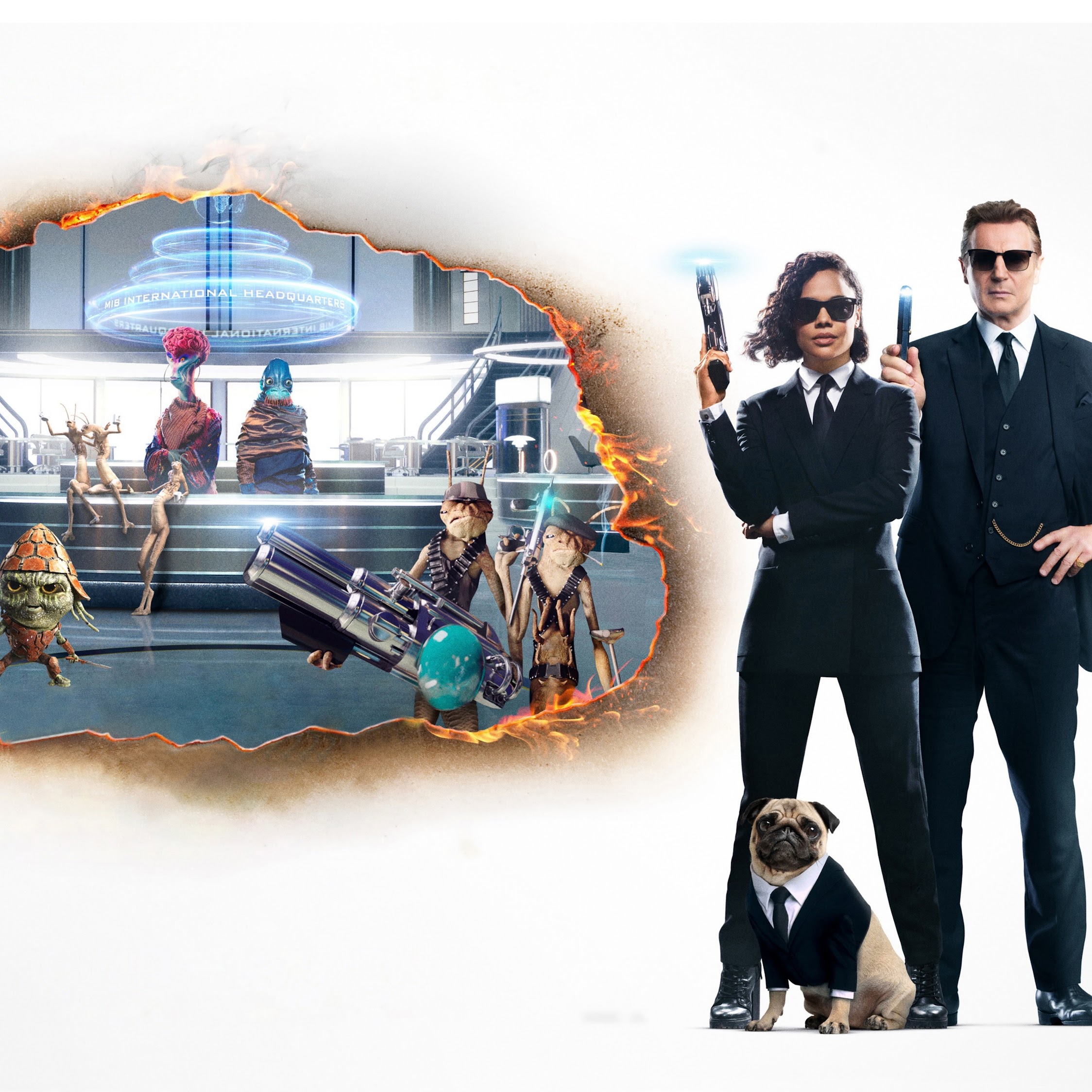 Men in Black International, Agents, Aliens, Cast, Characters, 8K, #21 ...