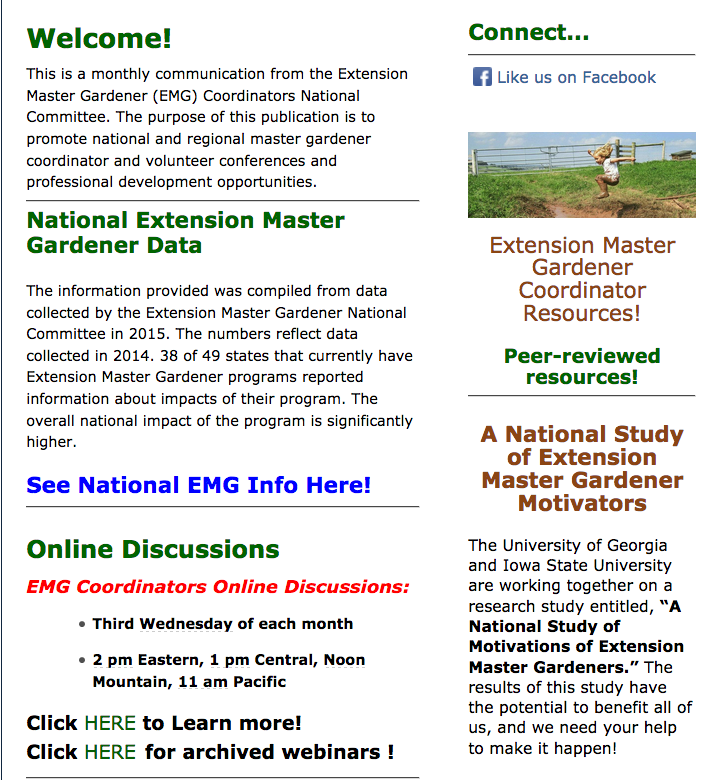 Virginia Cooperative Extension Master Gardener Program: National Extension Master Gardener ...