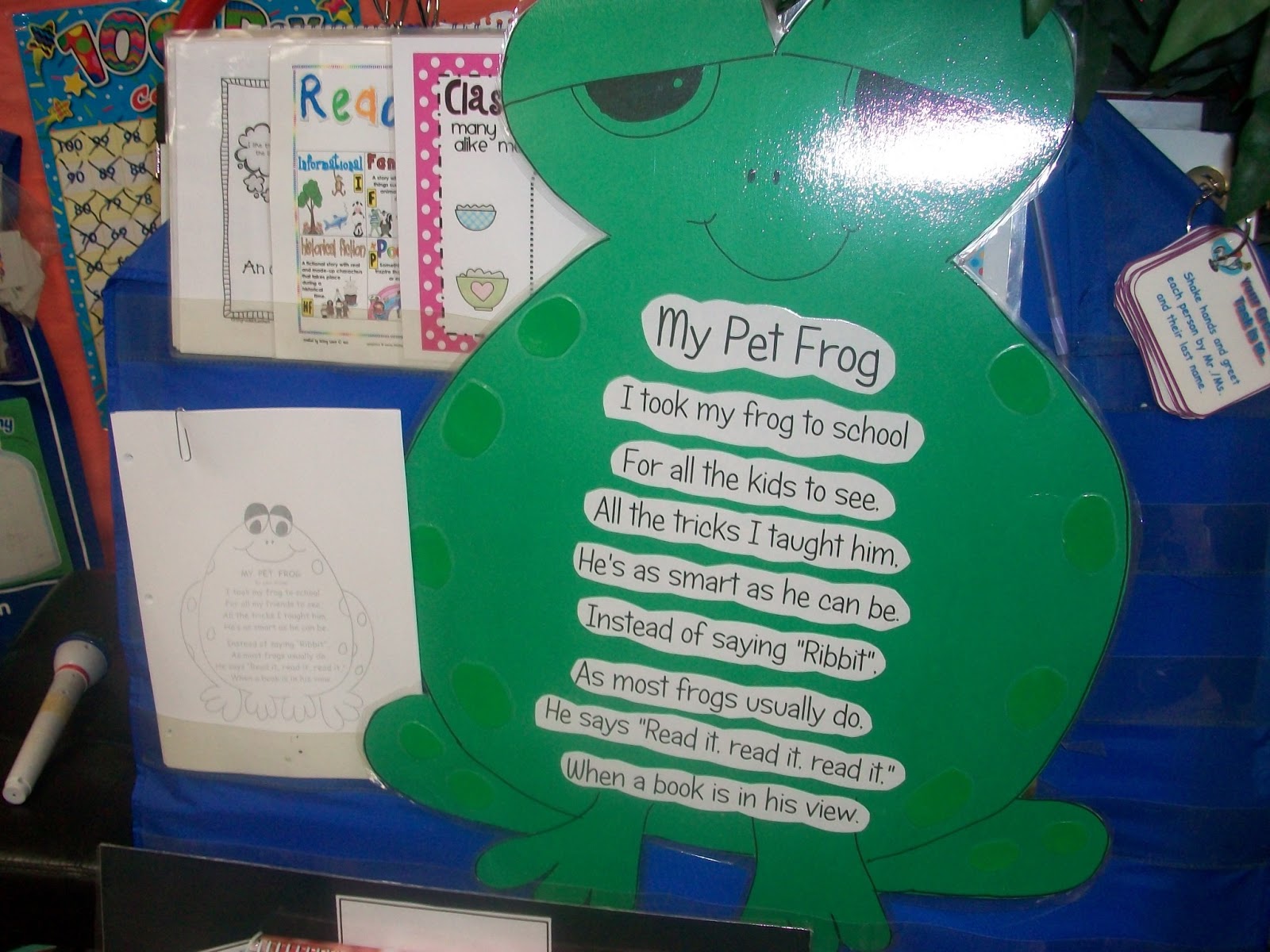 The Very Busy First Graders: Be a Fly on My Wall Linky