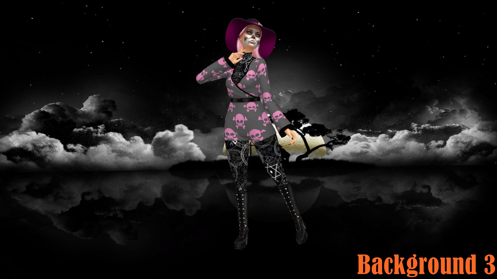 Annett's Sims 4 Welt: CAS Backgrounds "Halloween 2018"