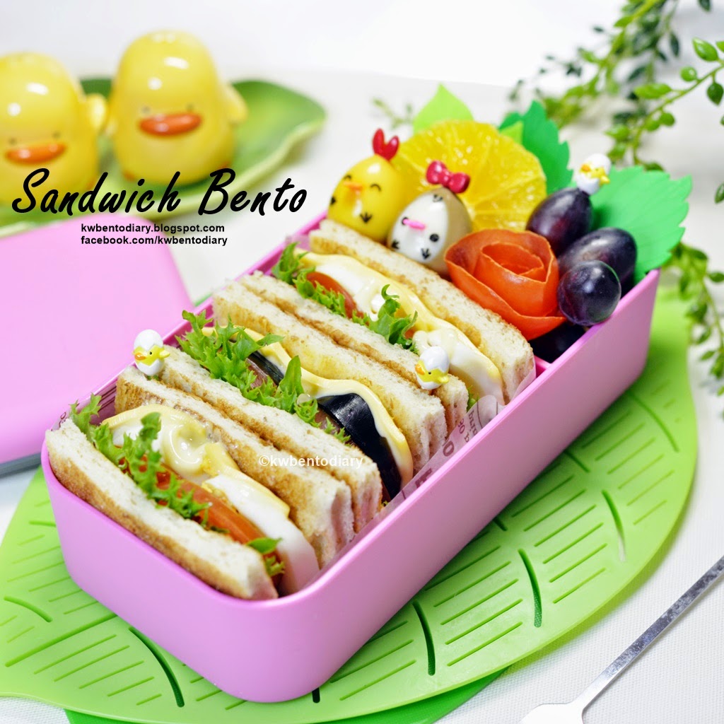 Karenwee's Bento Diary: Bento2015#Apr24~Bento&Co Sandwich Bento 2015 ...