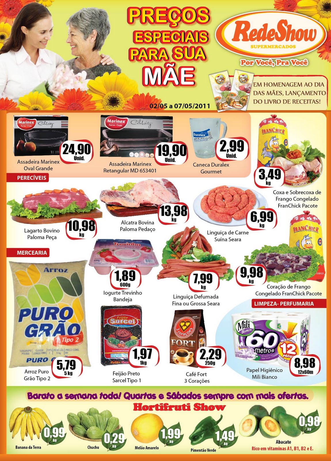 RG Marketing e Propaganda: Folheto Rede Show Supermercados