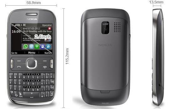 Nokia announces Nokia Asha 302 QWERTY keypad phone | My Budget Gadgets
