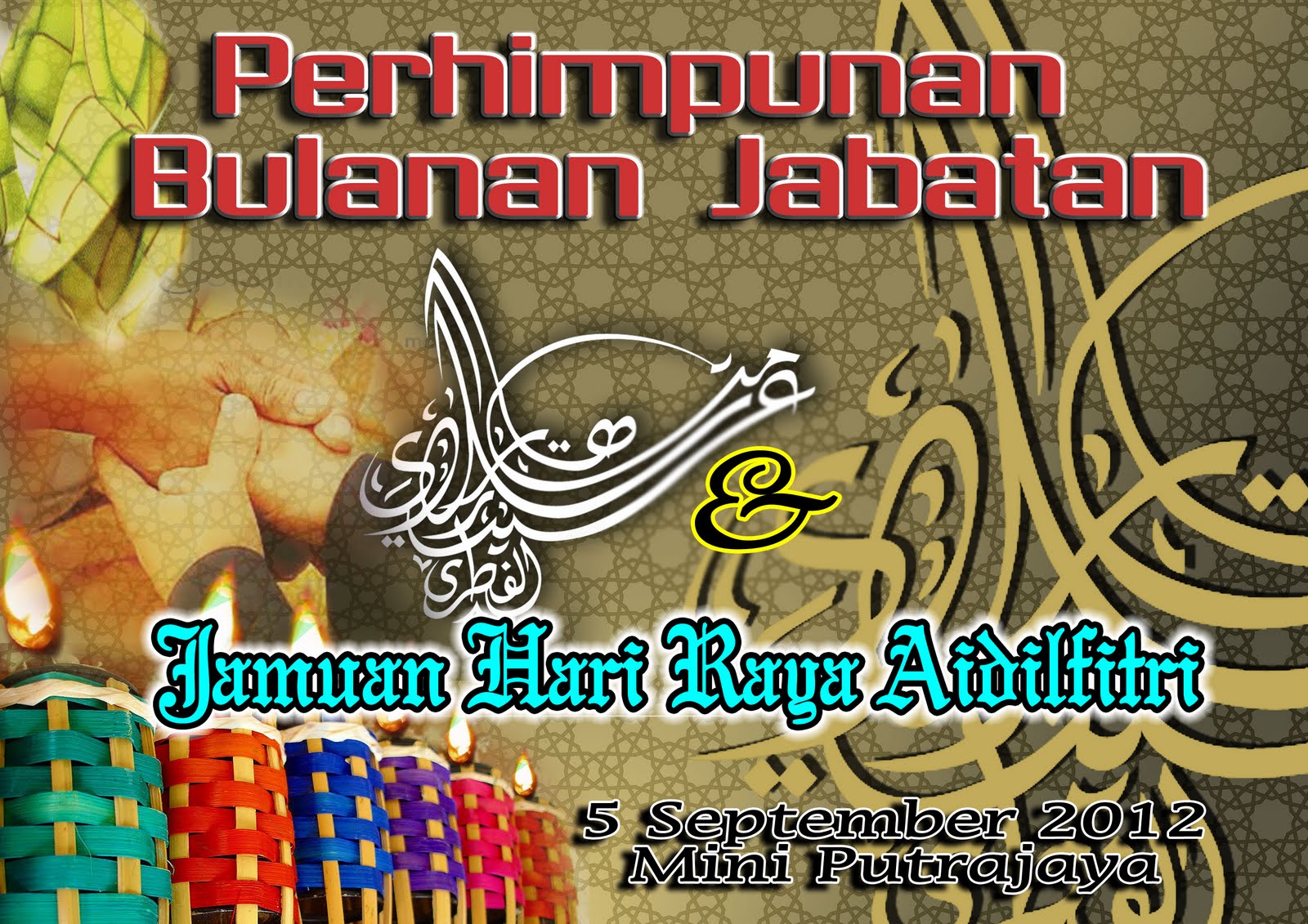 ekspresi dan inspirasi dalam dunia grafik: Design Backdrop Hari Raya