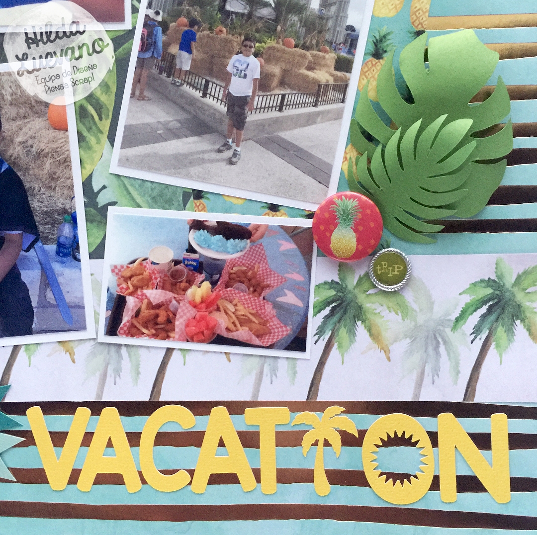 Hilda Designs: Reto de Julio en PS: Layout Vacaciones
