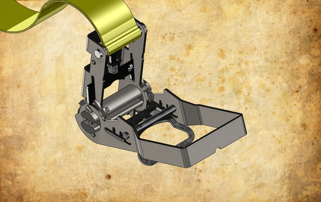 Ratchet Strap Assembly || Download free 3D cad models 100099