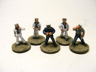 Evil Bob's Miniature Painting: 28mm Commission: Various Pulp Figures