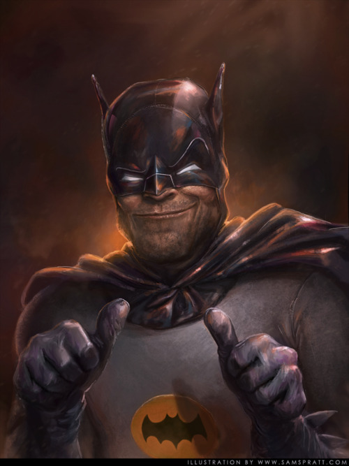 In The Mouth Of Dorkness: Dork Art: Batman's Got Two Thumbs