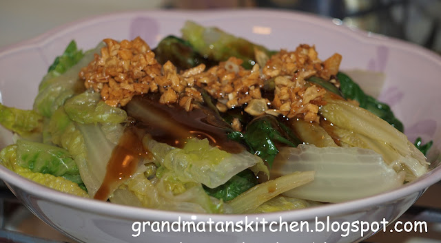Grandma Tan's Kitchen: Yau Mak with Oyster Sauce