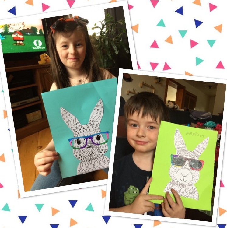 Silly Easter Bunny Craft.. with Glasses! | Gettin' Crafty with Natalie