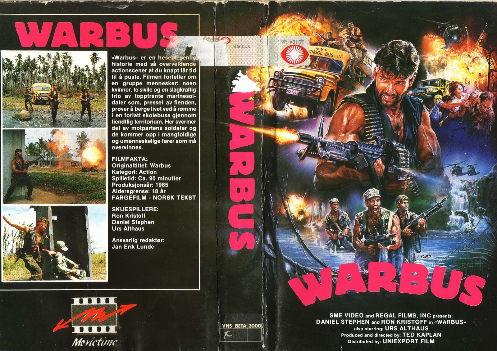 Ciné Click: Opération Warbus (aka: Opération Commando) (1986, Italie)