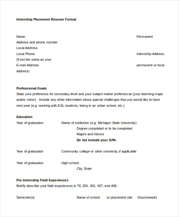 15 Best Resume Formats For UG AND PG STUDENTS - BUStudy Mate ...