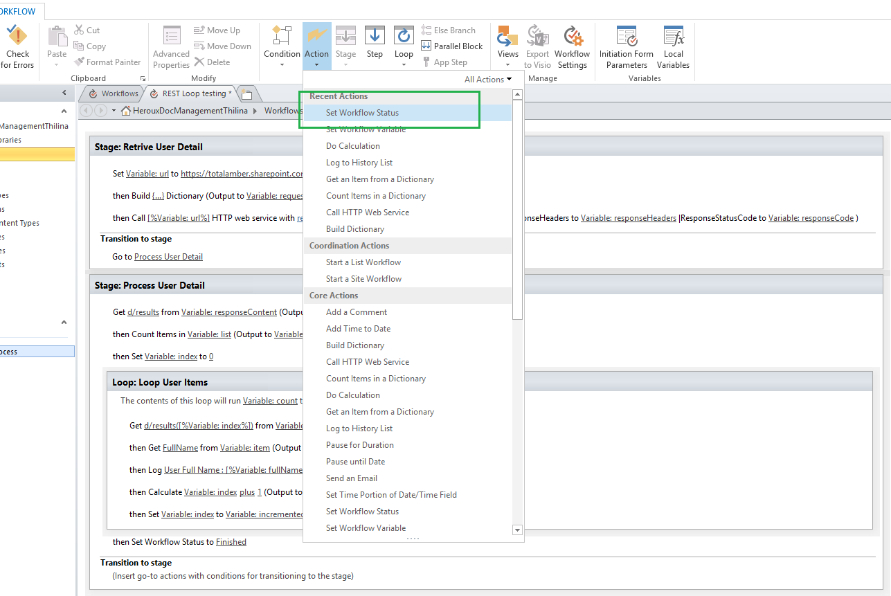 Sharepoint With Thili Sharepoint Online Designer Workflow 2013 Calling Rest Api And Looping