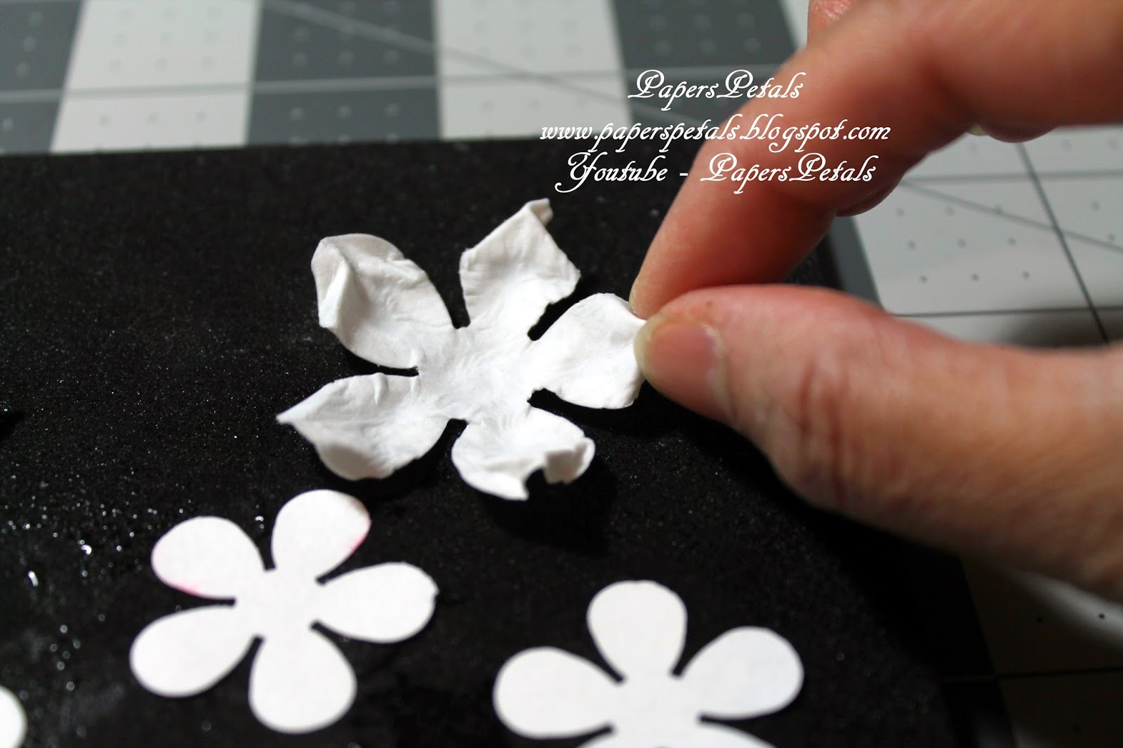 PapersPetals: Gorgeous Gardenia Tutorial
